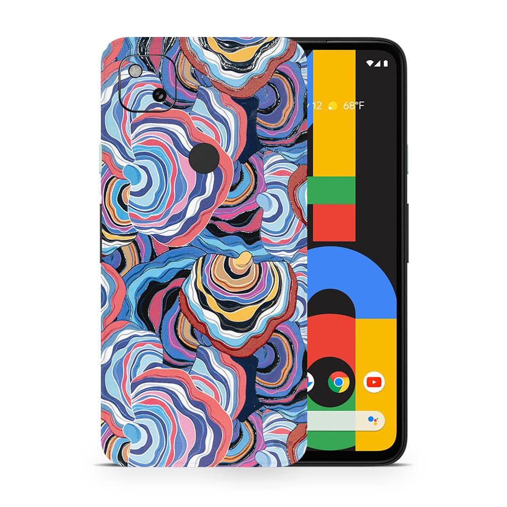 Pixel 4A Abstract Multicolor 3D Skin - WrapitSkin The Ultimate Protection!