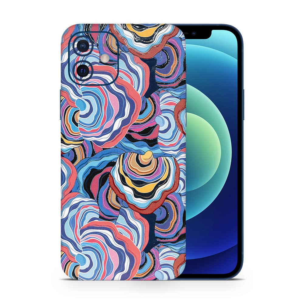 IPhone 12 Abstract Multicolor 3D Skin - WrapitSkin The Ultimate Protection!