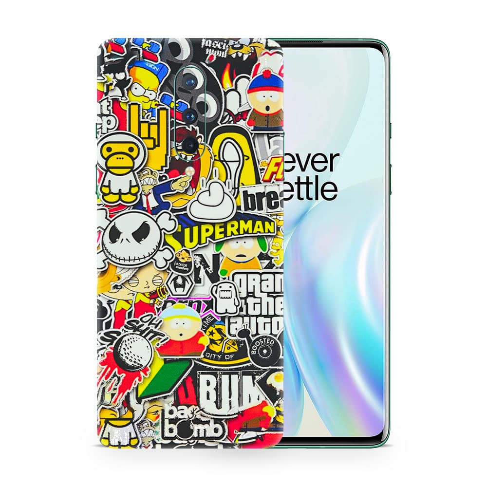 OnePlus 8 Sticker Bomb 3D Skin - WrapitSkin The Ultimate Protection!