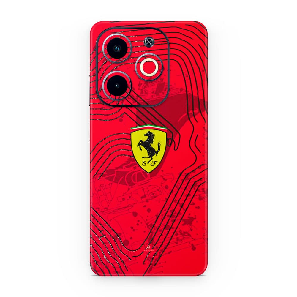 Infinix Hot 40i Ferrari's Blaze 3D Skin - WrapitSkin The Ultimate ...