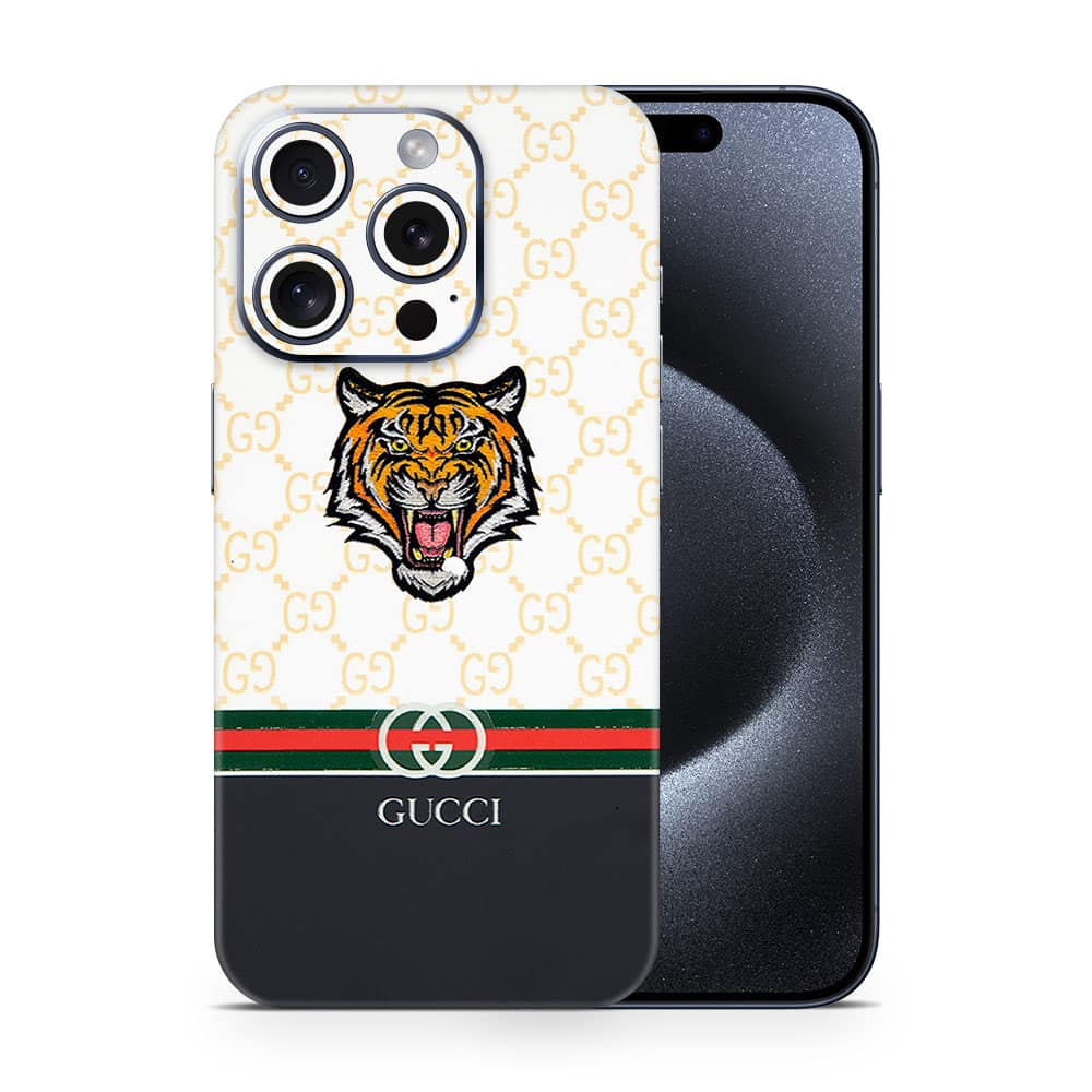 IPhone 15 Pro Royal Gucci 3D Skin - WrapitSkin The Ultimate Protection!
