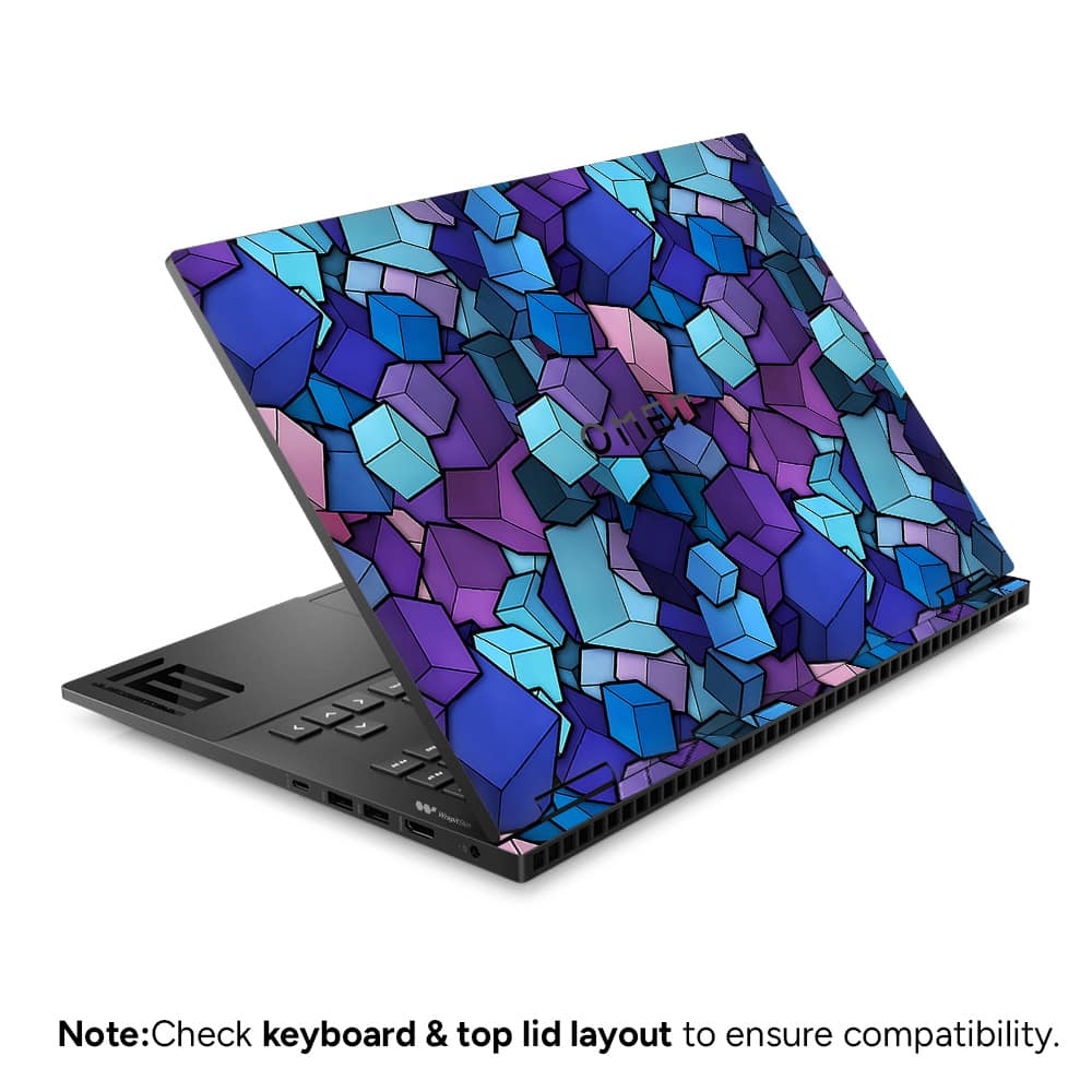 HP Omen 16 3D Cubes Skin - WrapitSkin The Ultimate Protection!
