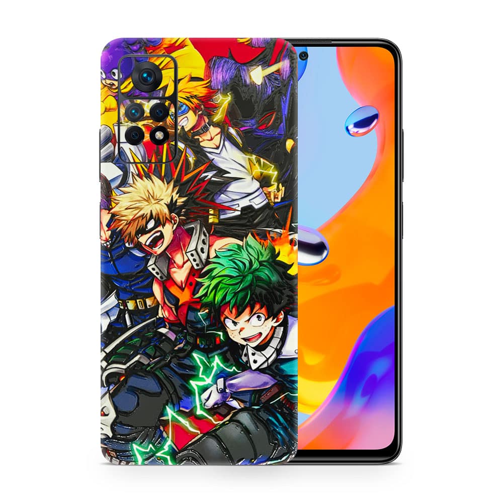 Redmi Note 11 Pro My Hero 3D Skin - WrapitSkin The Ultimate Protection!