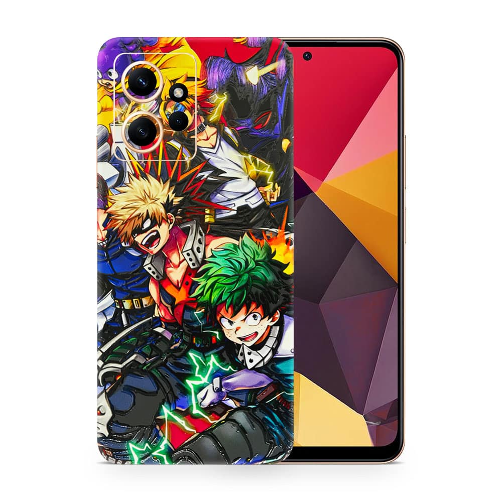 Redmi Note 12 4G My Hero 3D Skin - WrapitSkin The Ultimate Protection!
