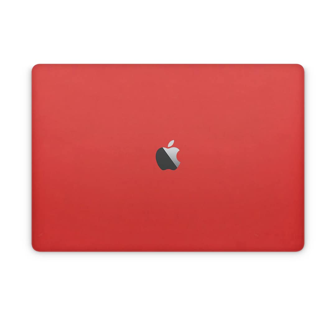 Macbook Pro 15'' (2018-2019) Matte Red Skin - WrapitSkin The Ultimate ...