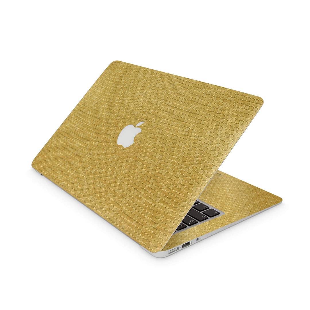 MacBook Air 13'' (2010-2017) Honeycomb Gold Skin - WrapitSkin The ...
