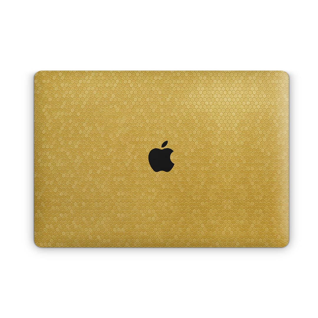 Macbook Pro 13'' (2016-2018) Honeycomb Gold Skin - WrapitSkin The ...