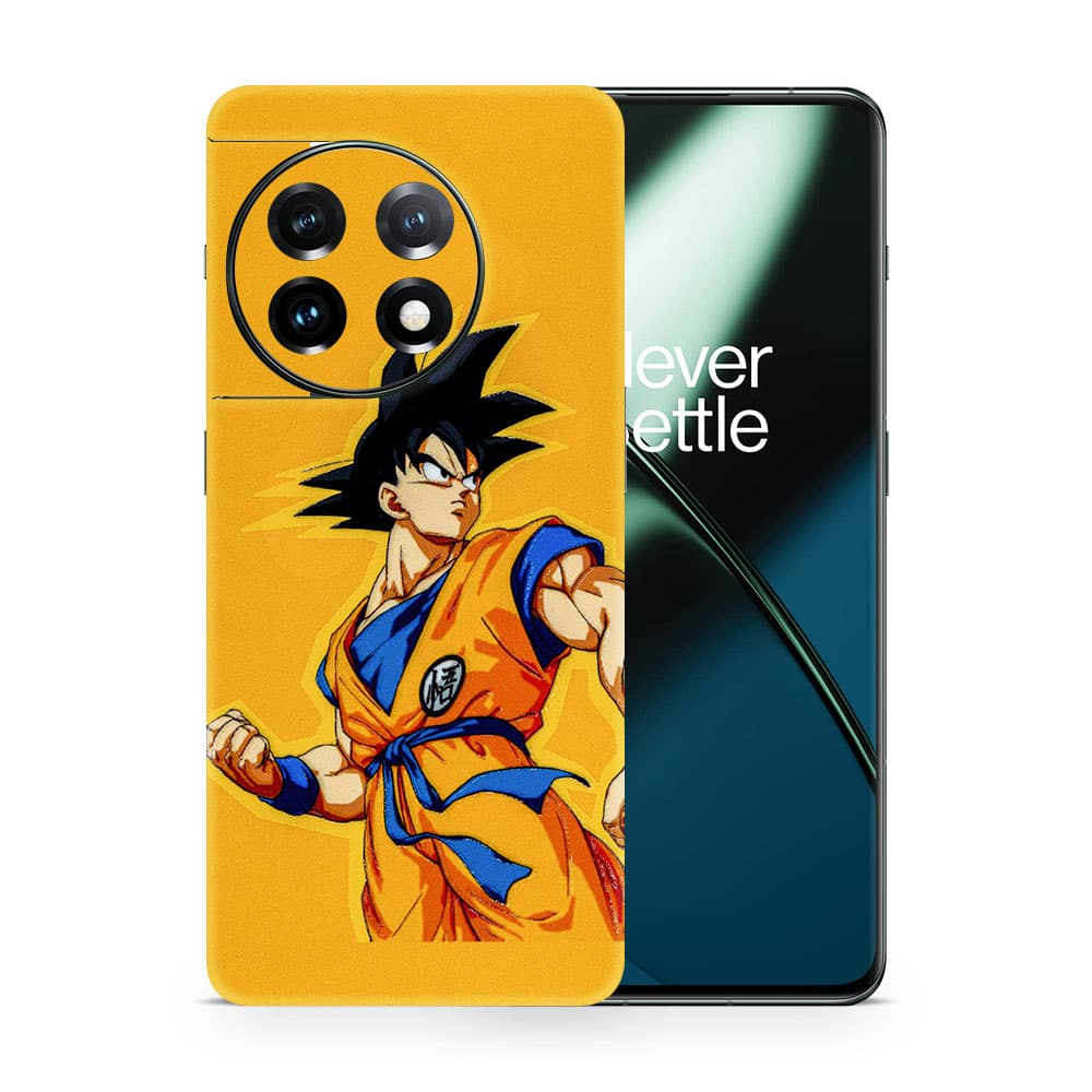 OnePlus 11 Goku Yellow 3D Skin - WrapitSkin The Ultimate Protection!