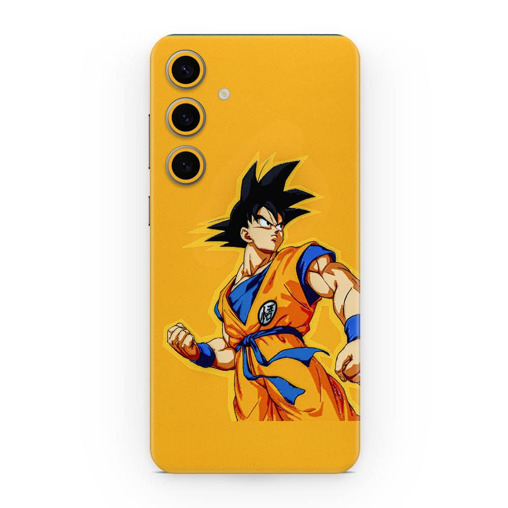 Galaxy S24 Goku Yellow 3D Skin - WrapitSkin The Ultimate Protection!