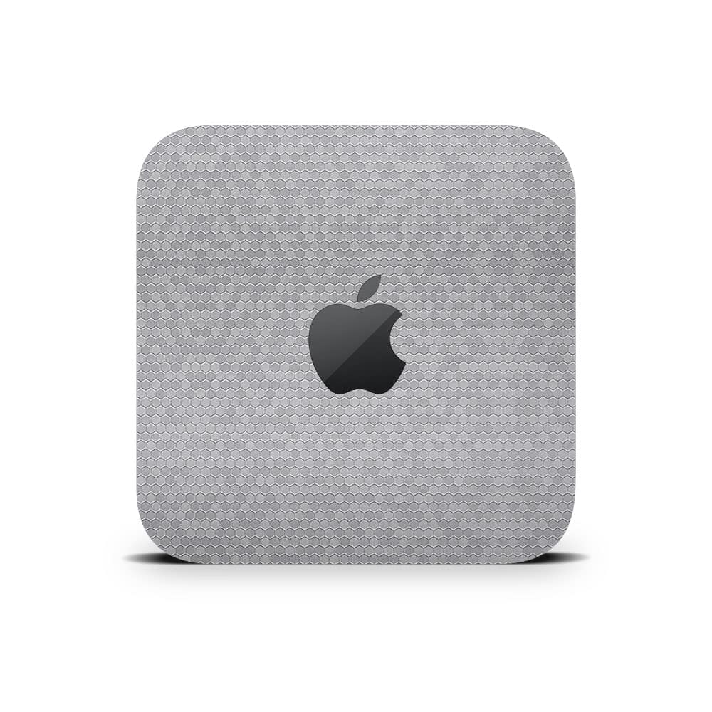 Mac Mini M1 Honeycomb Silver Skin - WrapitSkin The Ultimate Protection!