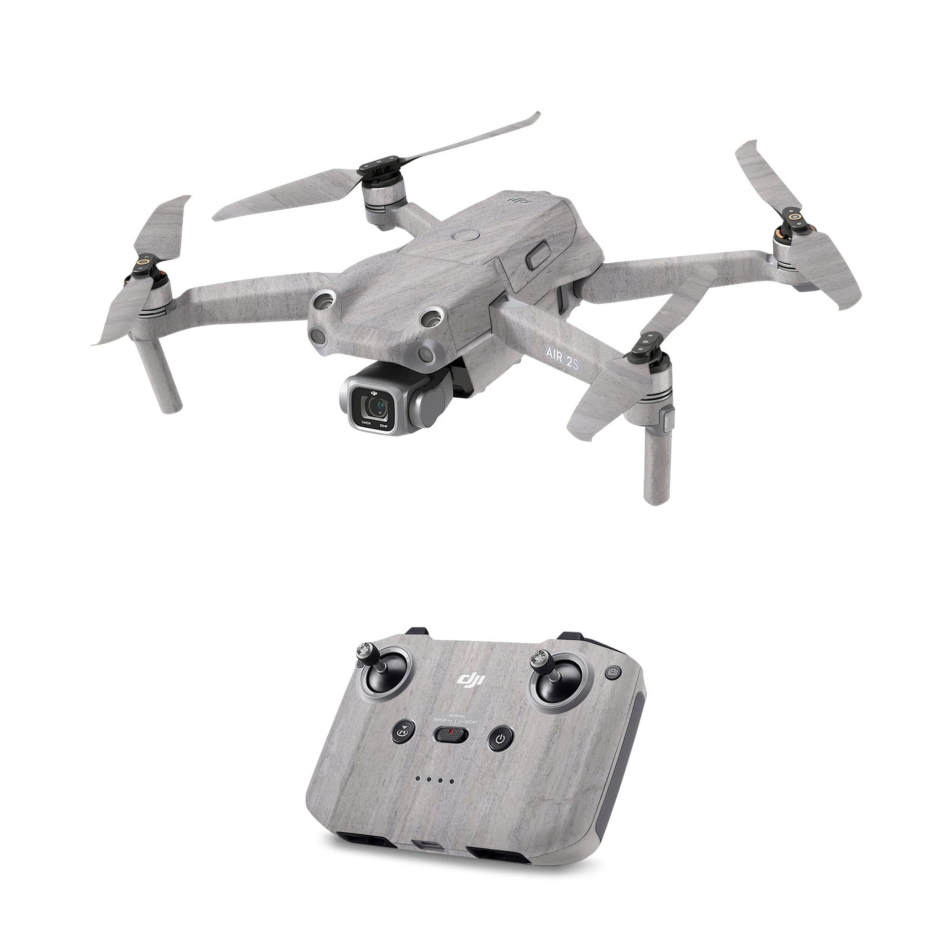 DJI Mavic Air 2s Concrete Skin - WrapitSkin The Ultimate Protection!