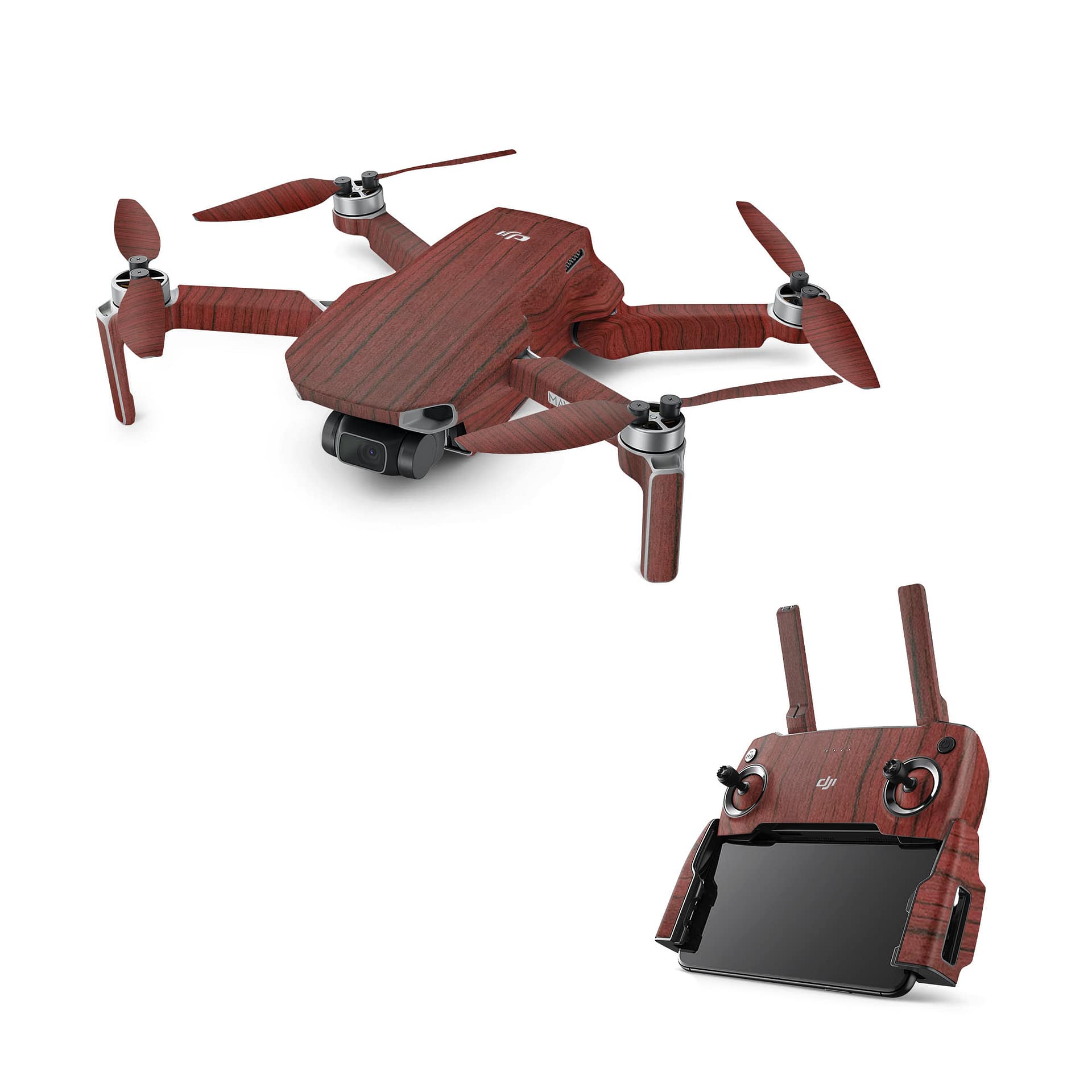 DJI Mavic Mini Padauk Wood Skin - WrapitSkin The Ultimate Protection!