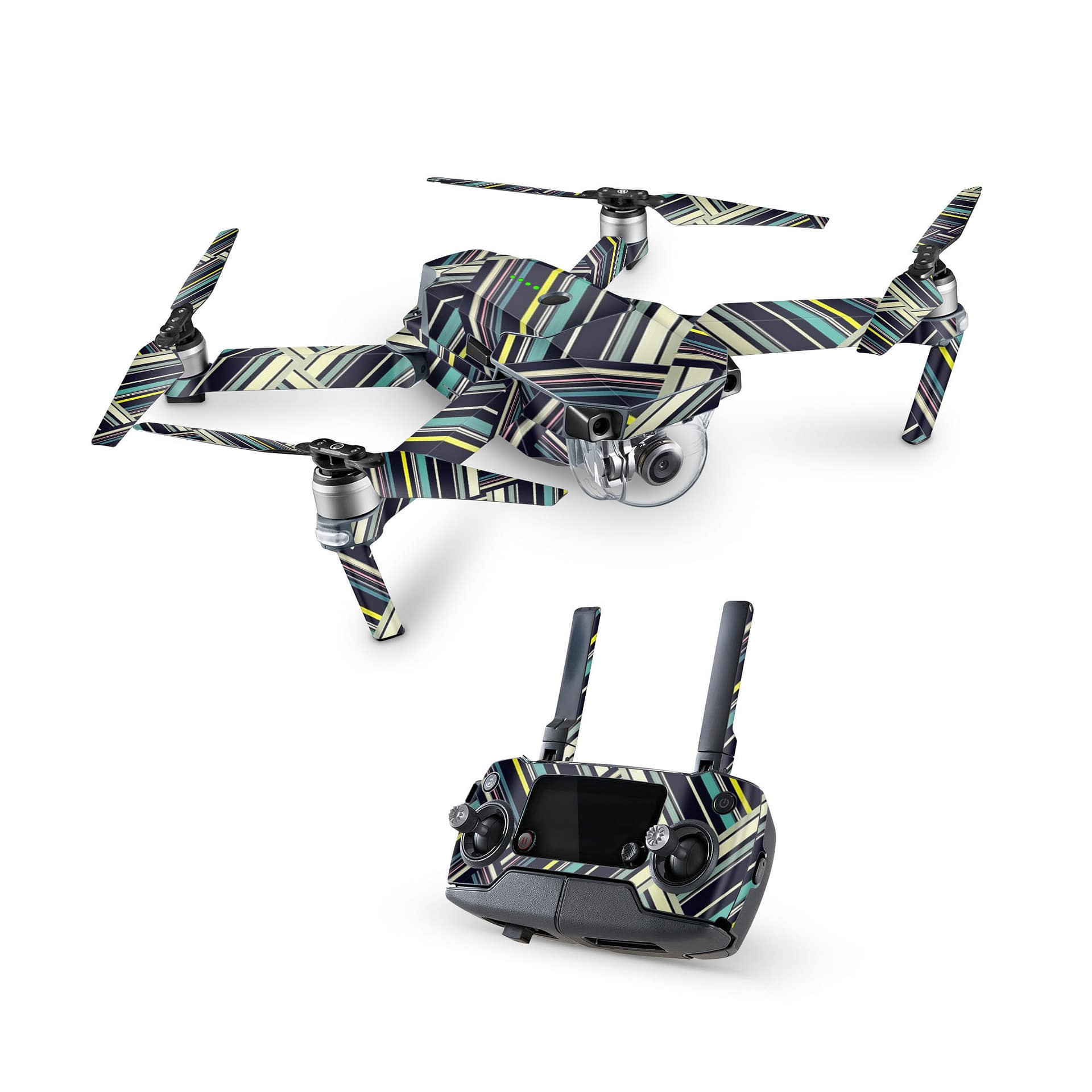 DJI Mavic Pro Striped Abstract Skin - WrapitSkin The Ultimate Protection!