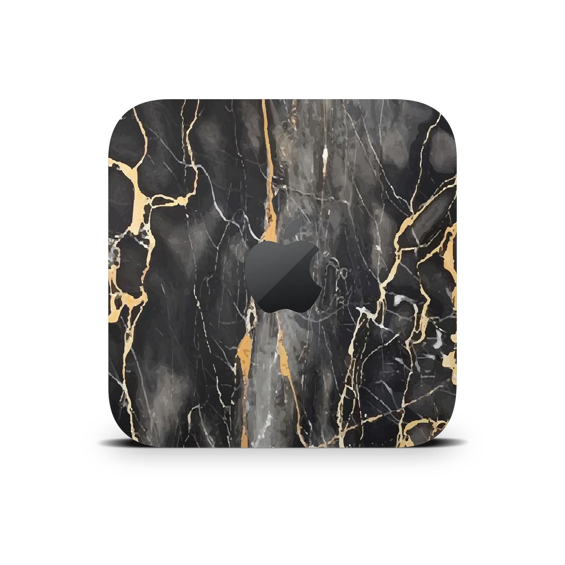 Mac Mini M1 Black Gold Fusion Art Skin - WrapitSkin The Ultimate ...