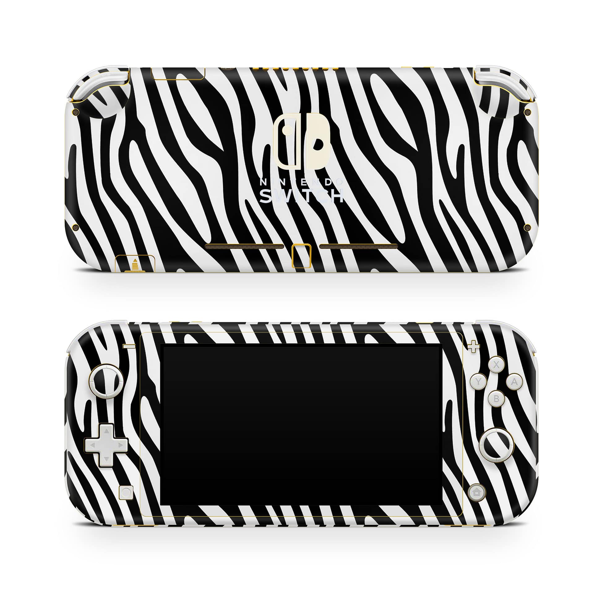 Nintendo Switch Lite Black And White Skin - WrapitSkin The Ultimate ...
