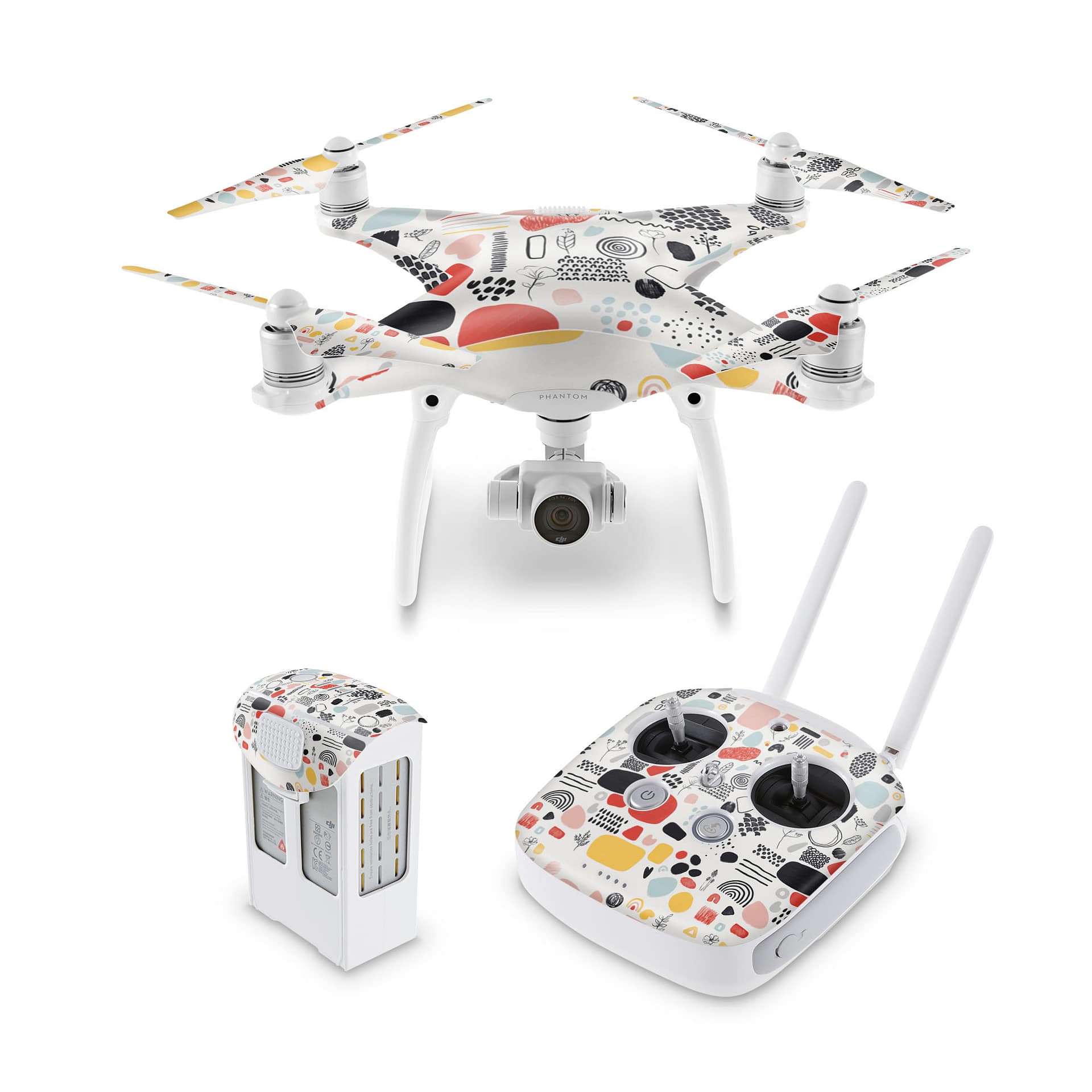 DJI Phantom 4 Mystical Shapes Art Skin - WrapitSkin The Ultimate ...