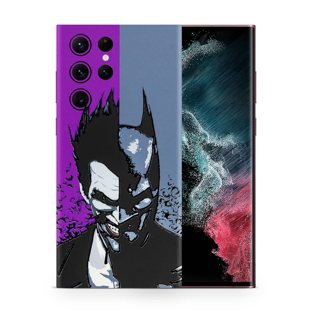 Galaxy S22 Ultra Batman Vs Joker 3D Skin - WrapitSkin The Ultimate ...