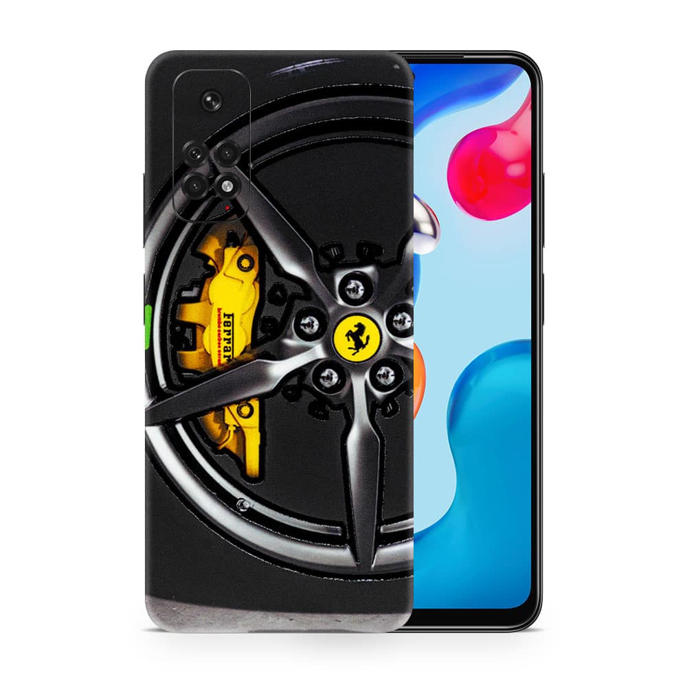 Redmi Note 11 Ferrari Rim 3D Skin - WrapitSkin The Ultimate Protection!