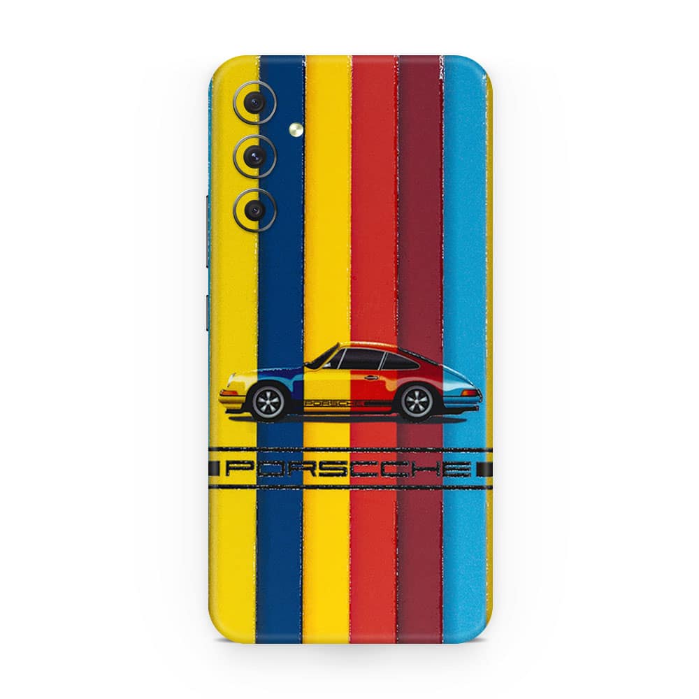 Galaxy A14 Porsche Multicolor 3D Skin - WrapitSkin The Ultimate Protection!