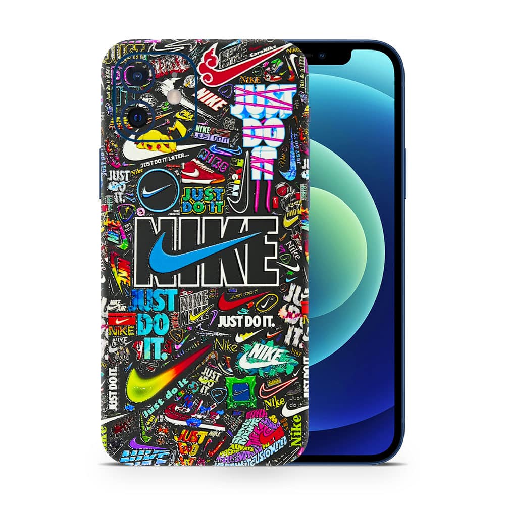 IPhone 12 Mini Nike Logos 3D Skin - WrapitSkin The Ultimate Protection!