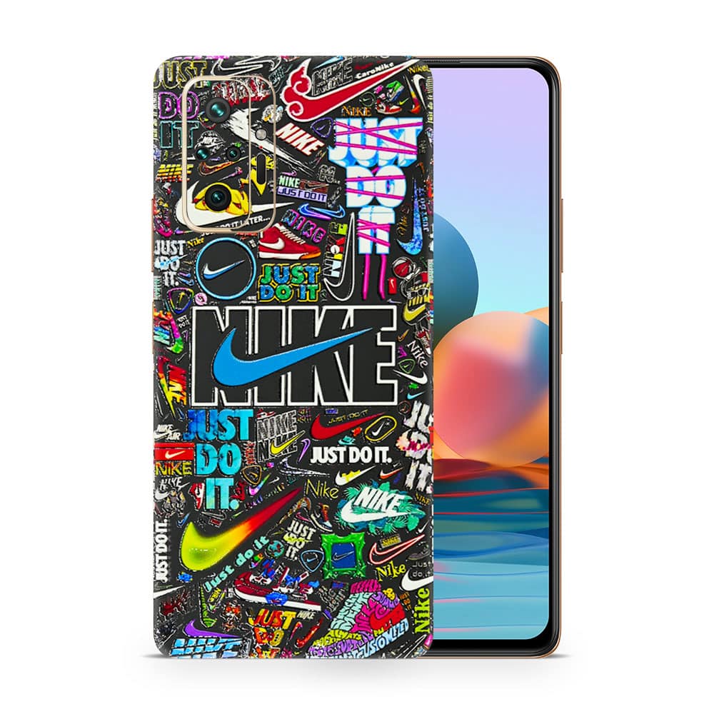 Redmi Note 10 Pro Nike Logos 3D Skin - WrapitSkin The Ultimate Protection!