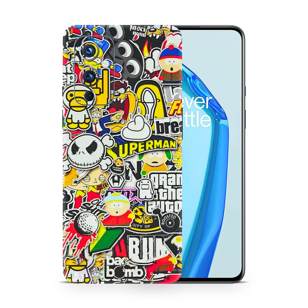 OnePlus 9 Sticker Bomb 3D Skin - WrapitSkin The Ultimate Protection!