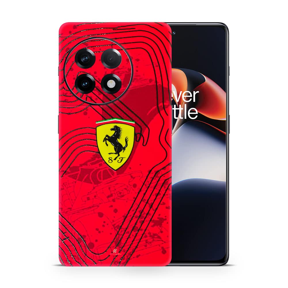 OnePlus 11R Ferrari's Blaze 3D Skin - WrapitSkin The Ultimate Protection!