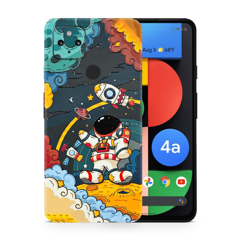 Pixel 4A 5G Flight Planet 3D Skin - WrapitSkin The Ultimate Protection!