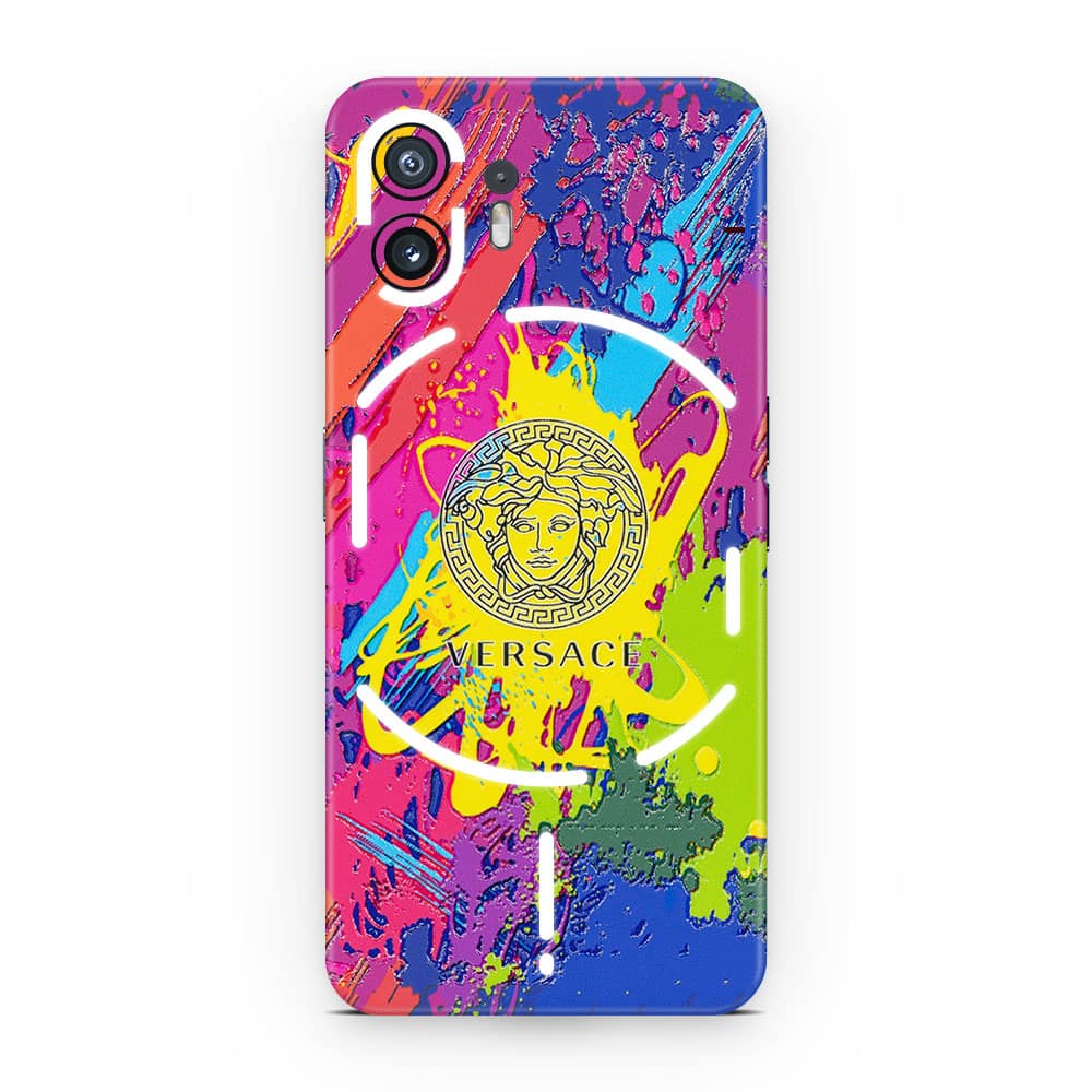 Nothing Phone 2 Versace Colorful 3D Skin - WrapitSkin The Ultimate ...