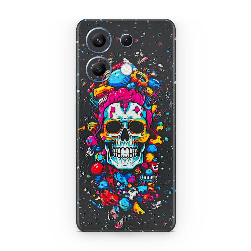 Redmi Note 13 4G Skull 3D Skin - WrapitSkin The Ultimate Protection!