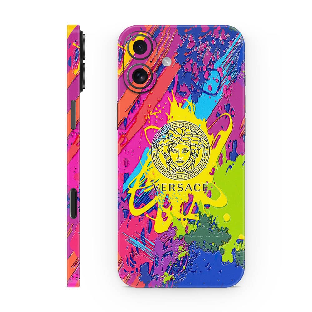 IPhone 16 Versace Colorful 3D Skin - WrapitSkin The Ultimate Protection!