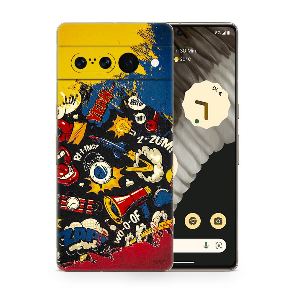 Pixel 7 Pro Pop Art 3D Skin - WrapitSkin The Ultimate Protection!